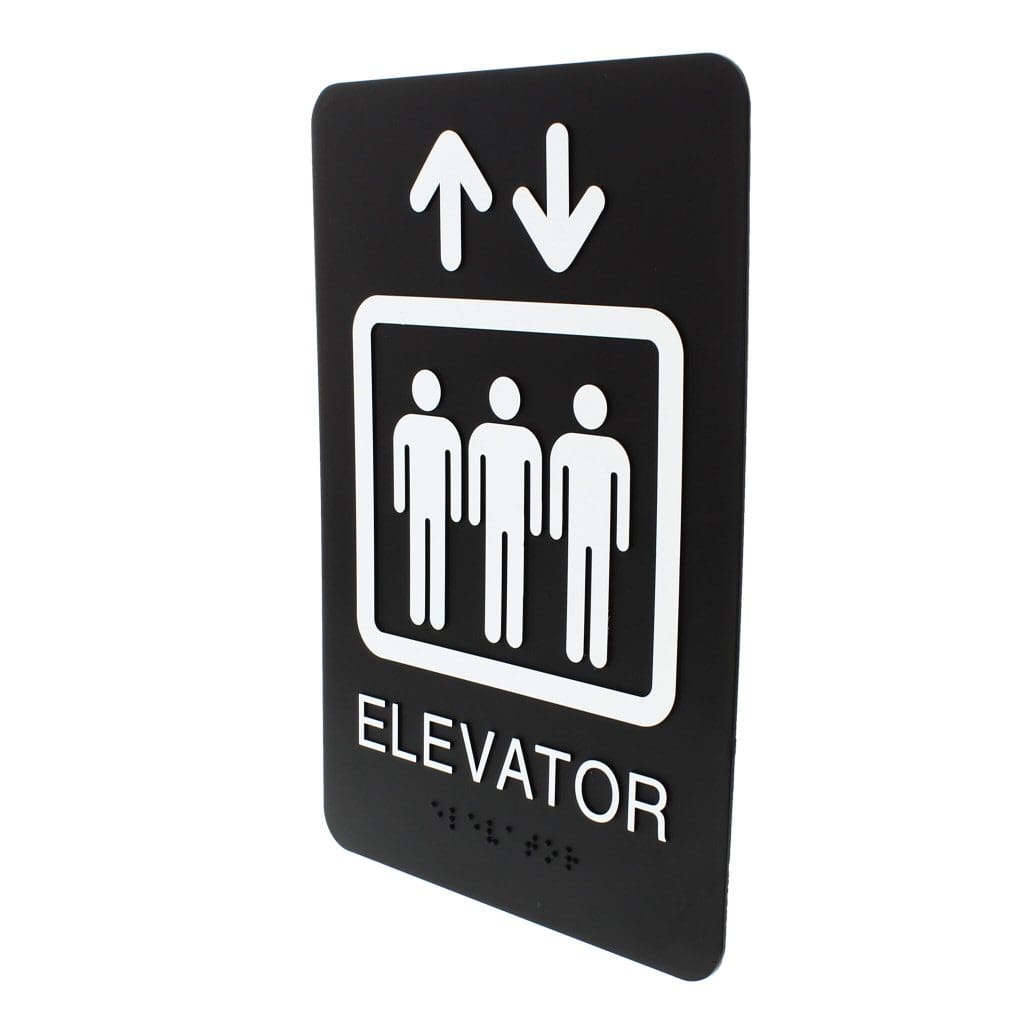 Elevator Sign - Identity Group