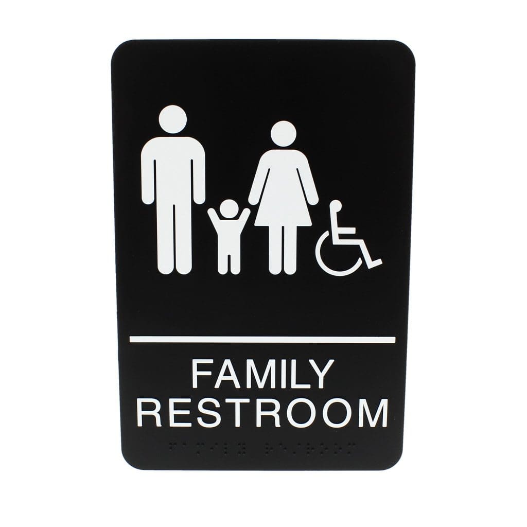 Family Restroom Signs - Identity Group