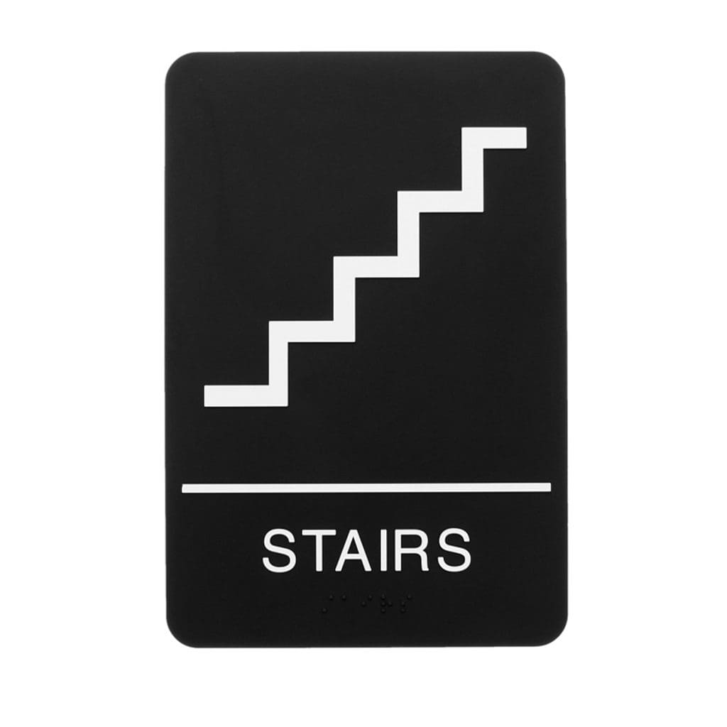 Stairs Signs, Rounded - Identity Group