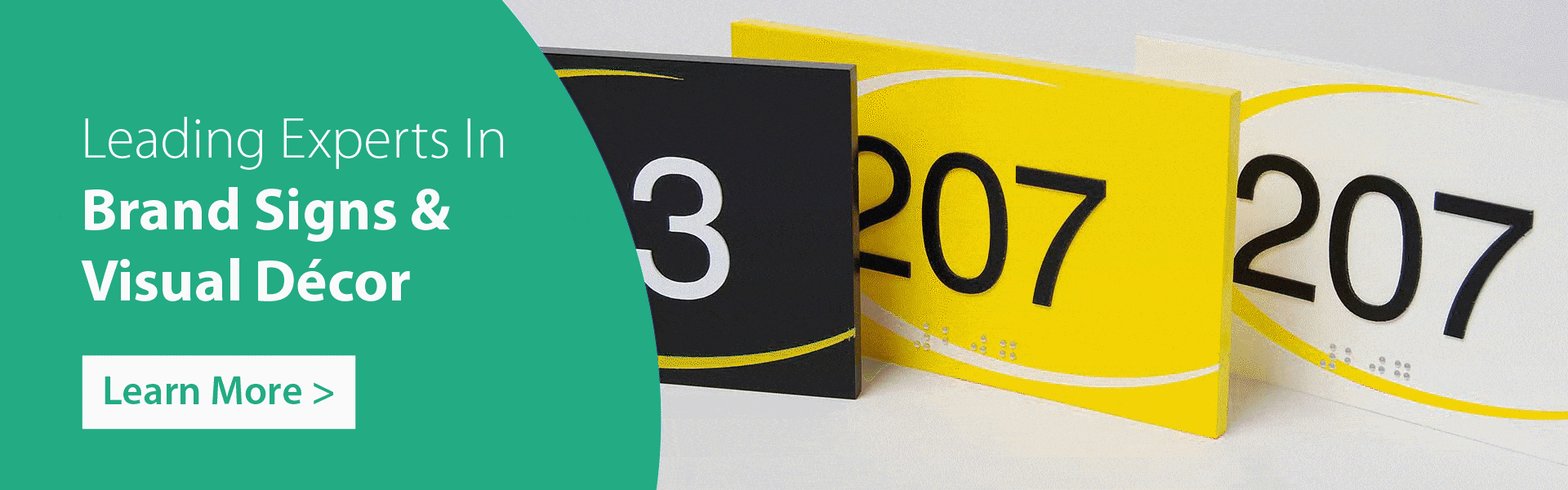 Interior Signs | ADA Hotel Signs, Visual Decor, Brand Signs | Identity ...