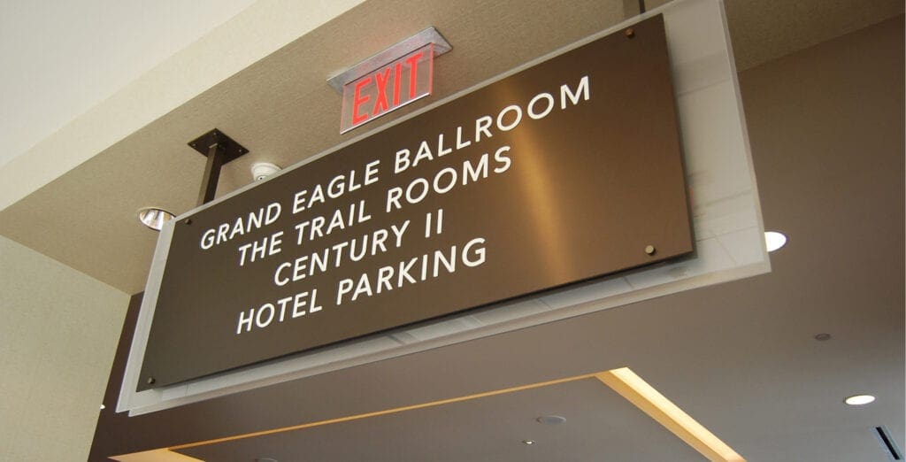 Inspiration for Interior Wayfinding Signage | Hospitality Signage