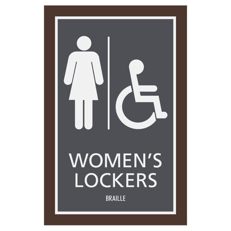 Women's Locker Room Sign - Identity Group