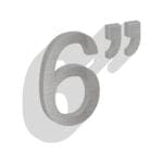 6" Gatorfoam Letters with Metal Mica Surface - Identity Group