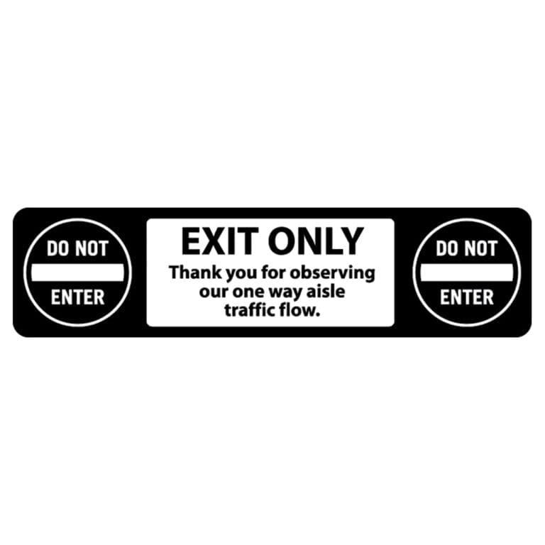 One Way EXIT Only - Identity Group