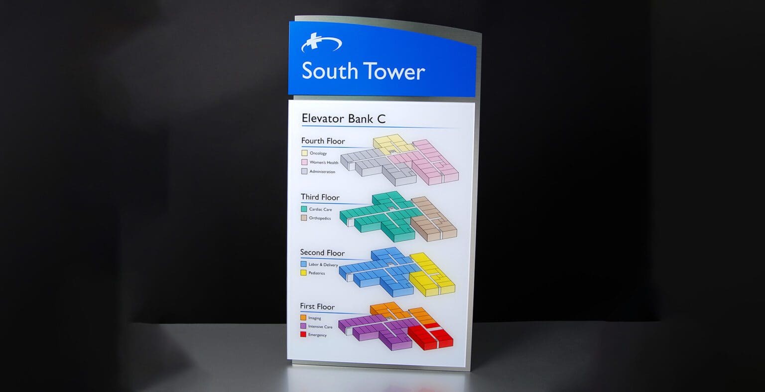 Healthcare Signage | Hospital Sign, Hospital Visual Decor