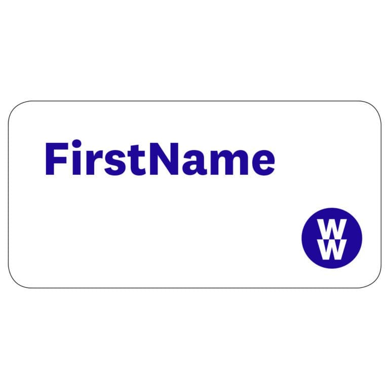 WW Badge with Magnetic Fastener - Identity Group